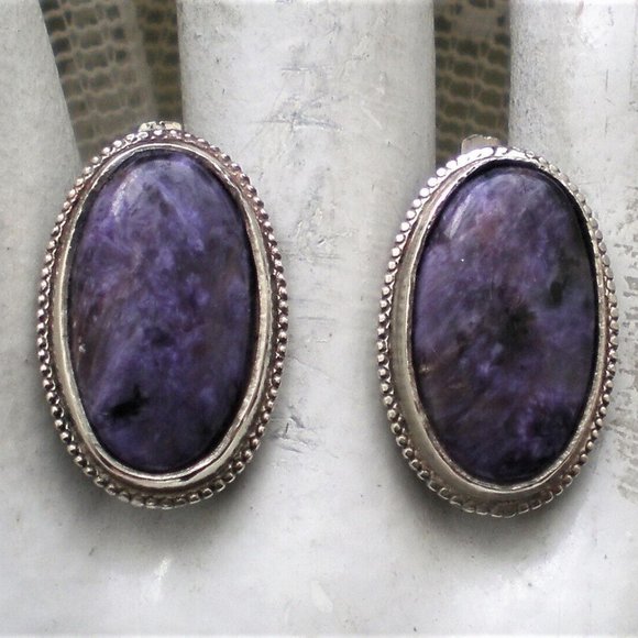 Jewelry | Vintage Russian Ussr Custom Made Sterling Silver Purple ...